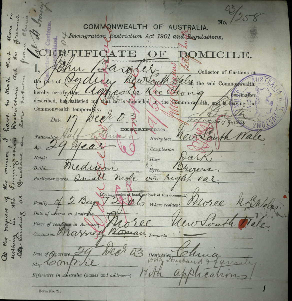 Lee Kee Chong — 李 基 祥 – Chen Quin Jack