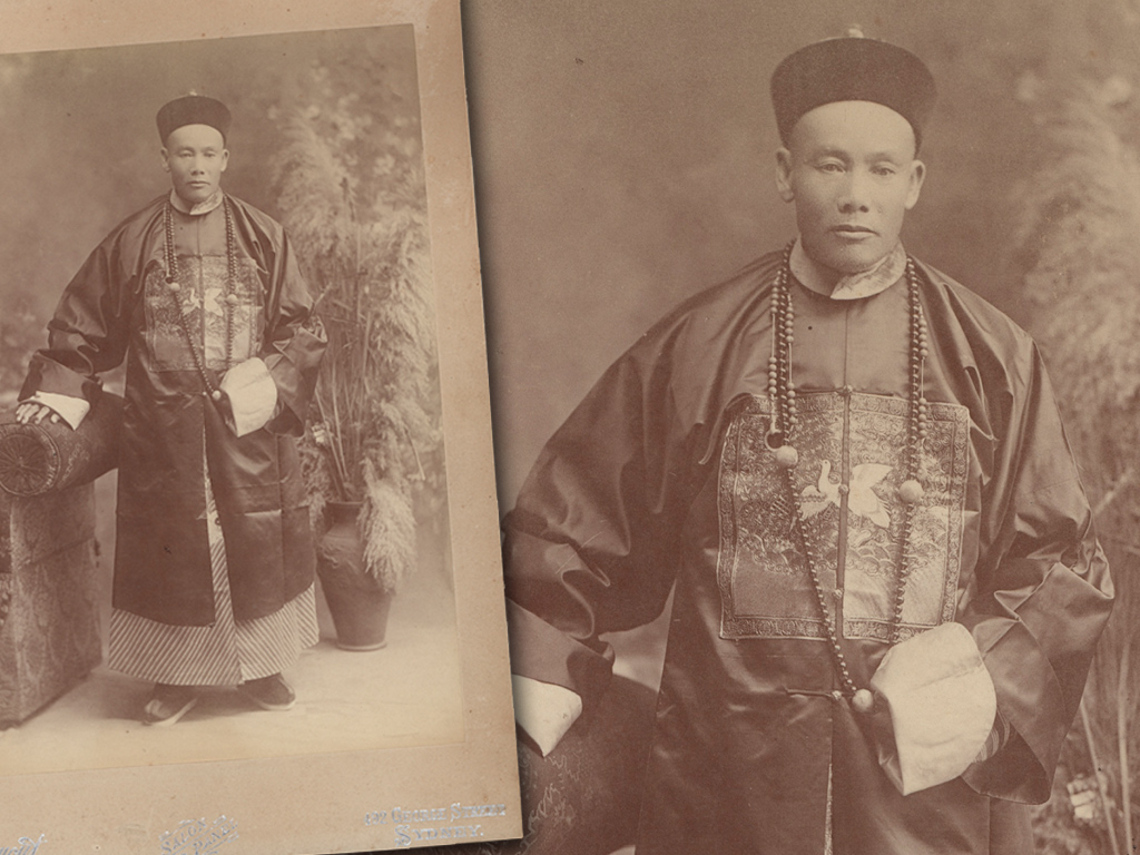 A Chinese Temple Priest -Tingha – Chen Quin Jack